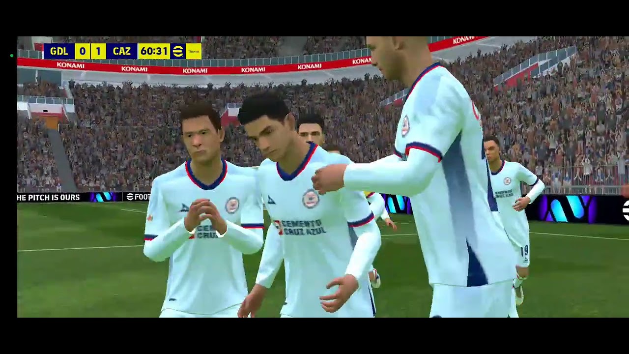 Guadalajara vs cruz azul e futboll 2024 - YouTube