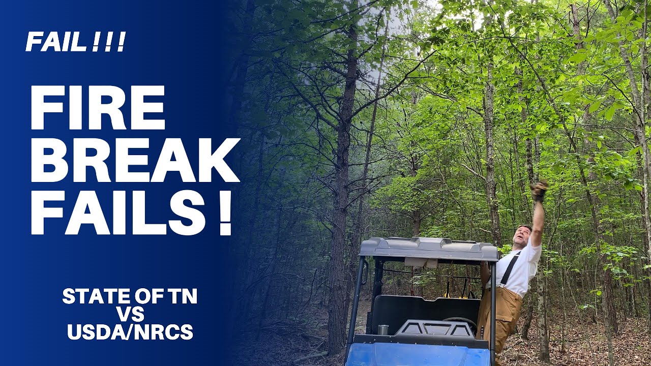 Forest Fire Break Failure, officially failed! - YouTube