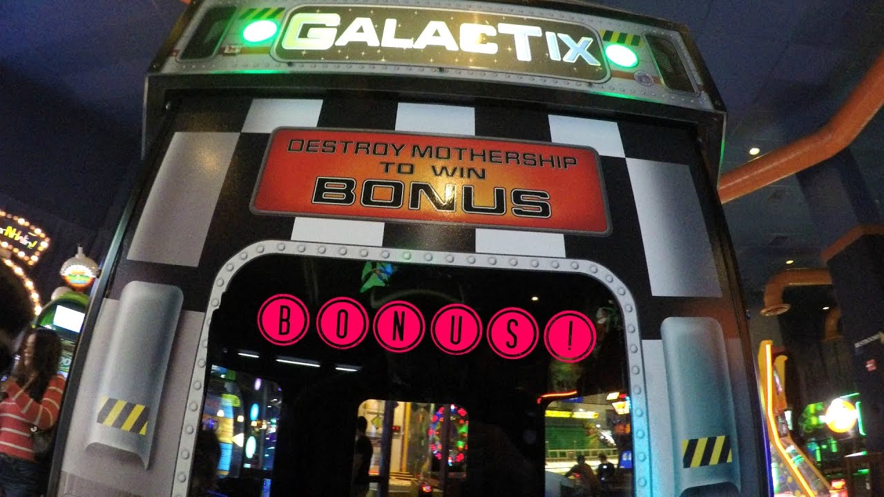 Arcade Jackpot WIN! Galactix Ticket Game Play Competition! - YouTube