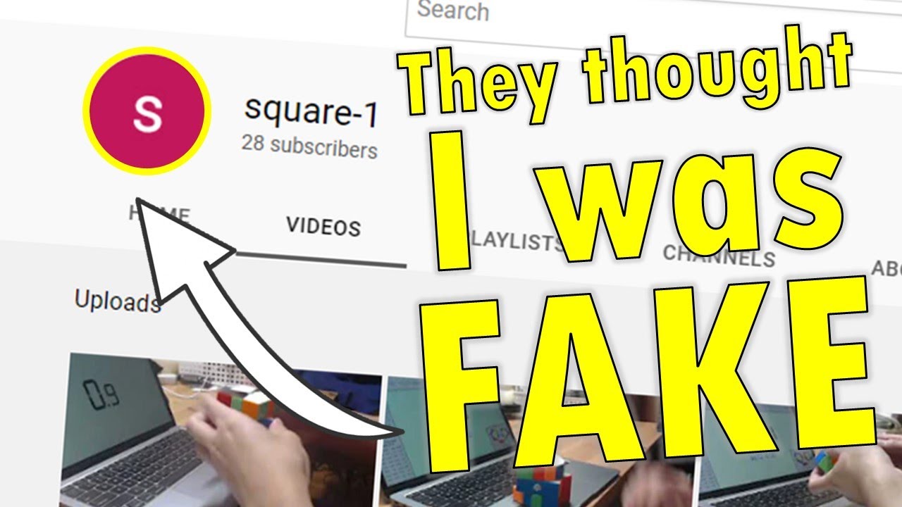 How I fooled EVERYONE with a secret Square-1 channel - YouTube
