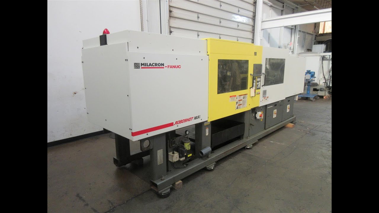 165 Ton Cincinnati Milacron Roboshot Injection Molding Machine - YouTube