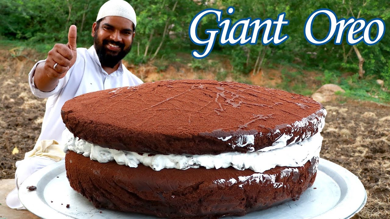 Oreo Buiscuit | Biggest Oreo Cake Ever | Nawabs kitchen for kids - YouTube
