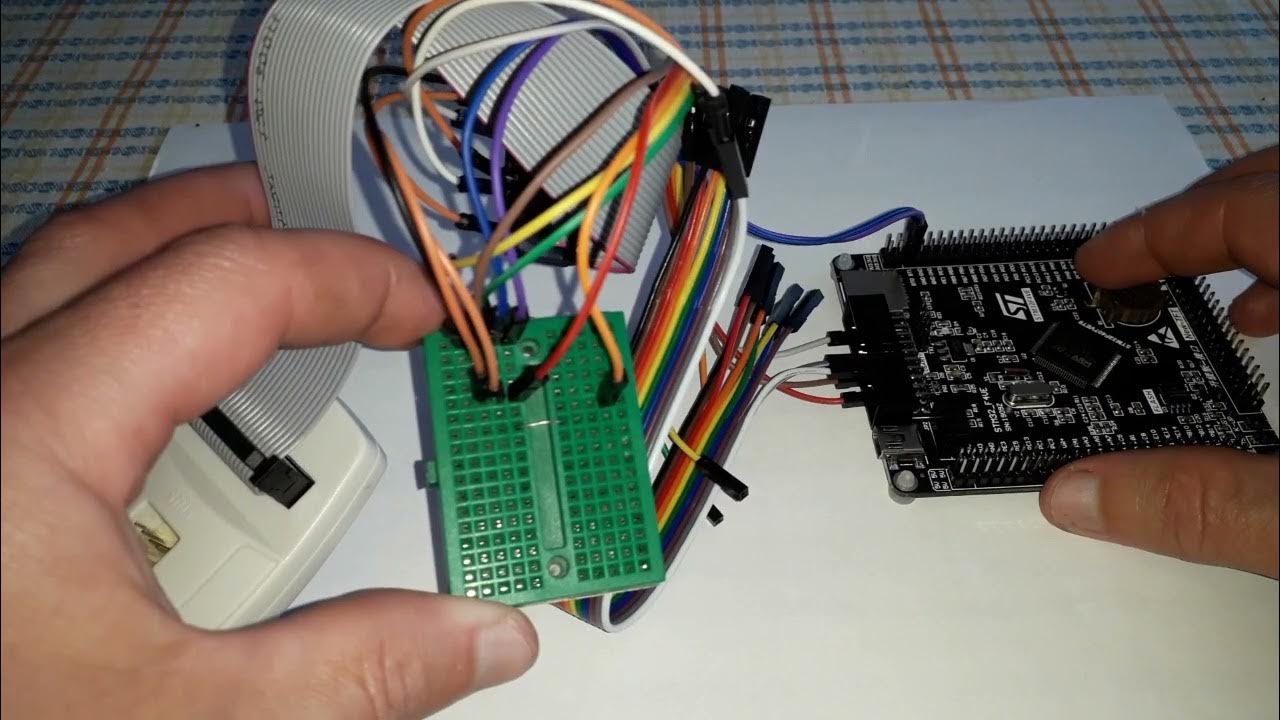 How To Connect A Board Stm32f407vet6 To The Programmer St Linkv2 Youtube