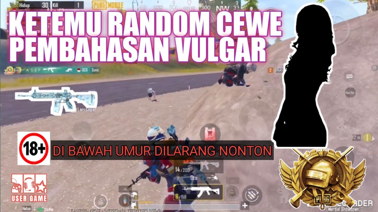 KETEMU RANDOM CEWE BAR BAR SEKALI 18+ | GAMEPLAY SLOwHAND - PUBG MOBILE ...