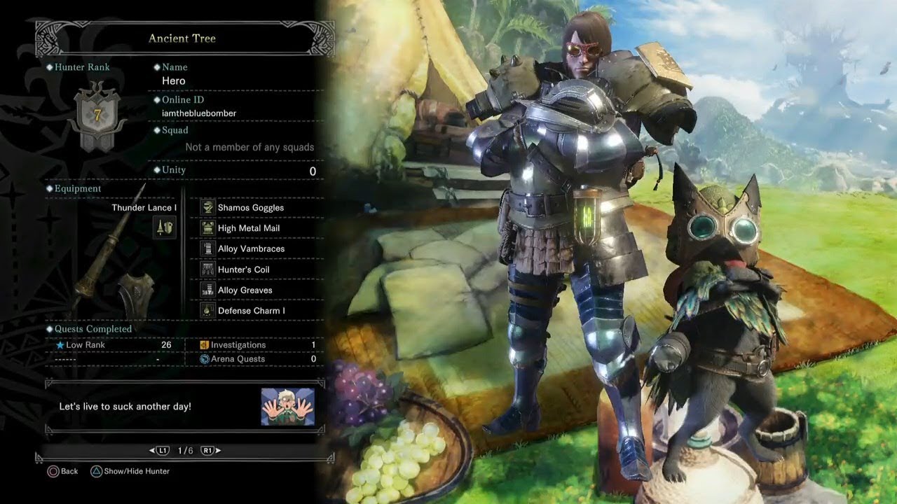 Monster Hunter World - Part 5 Lessons of the Wild & Chewing the Fat ...