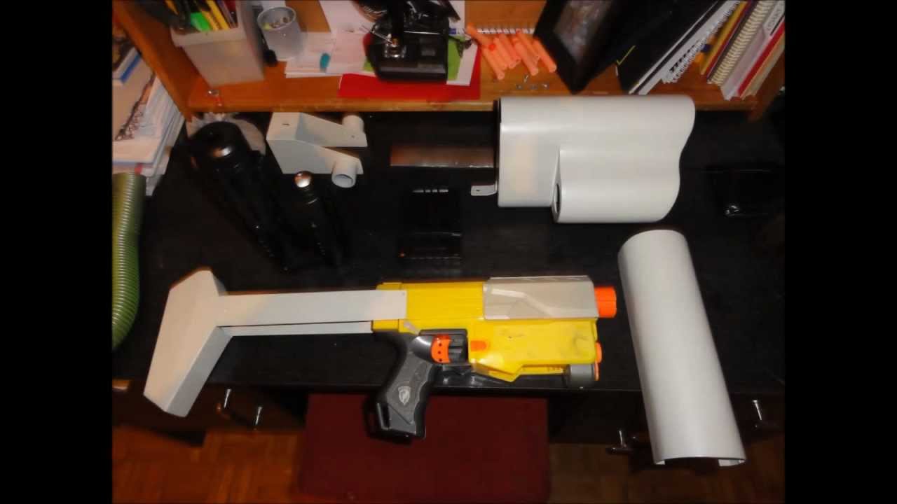 Nerf recon-cs6 to Quake 2 Railgun - YouTube