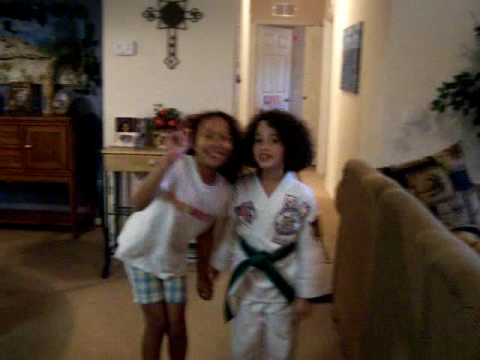 Taekwondo karate girl