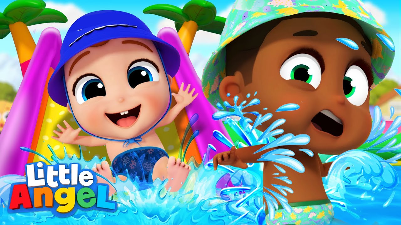 Play Outside At The Beach | Little Angel Kids Songs & Nursery Rhymes ...