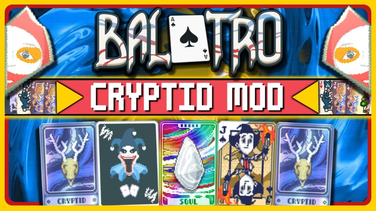 ¡MI PRIMERA PARTIDA EN CRYPTID MOD ES UNA LOCURA!🤯 || BALATRO MODS ...