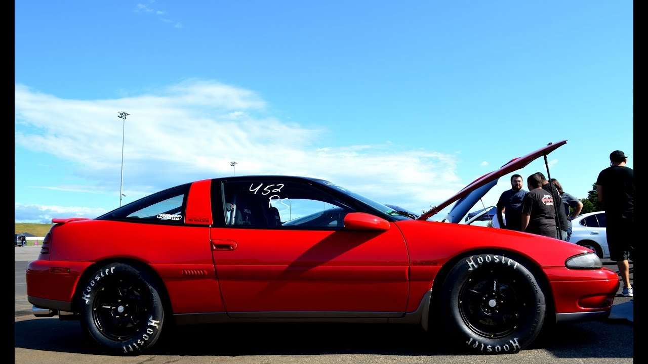 10 Second Plymouth Laser Turbo on Hoosiers! Kyle Cimbron 10.60 @ 132mph ...