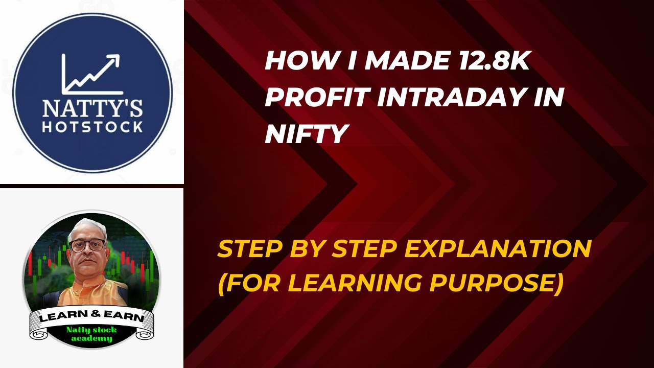 NIFTY - how i made 12.8k profit intraday in nifty today 13-5-24 - YouTube