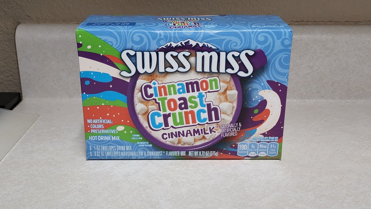 new Swiss miss cinnamon toast crunch cinnamilk - YouTube