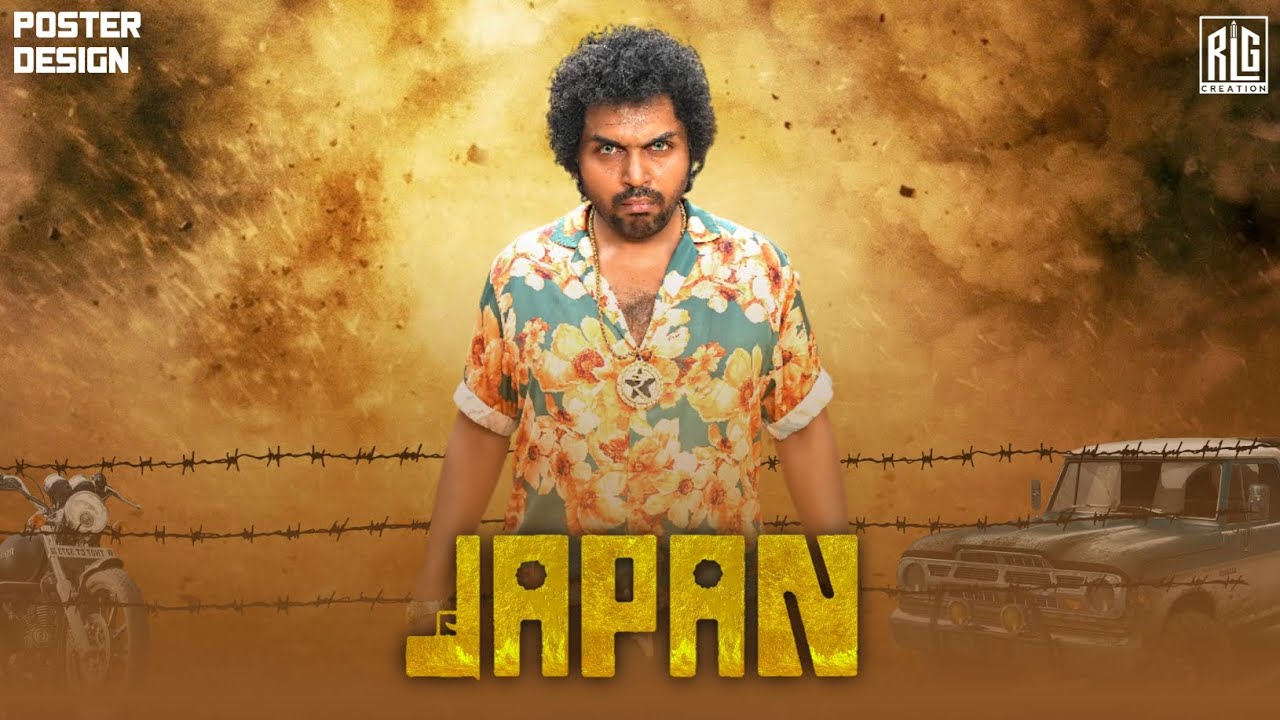 Design5: Japan Movie Poster Design | Karthi | Anu Emmanuel | GV Prakash ...