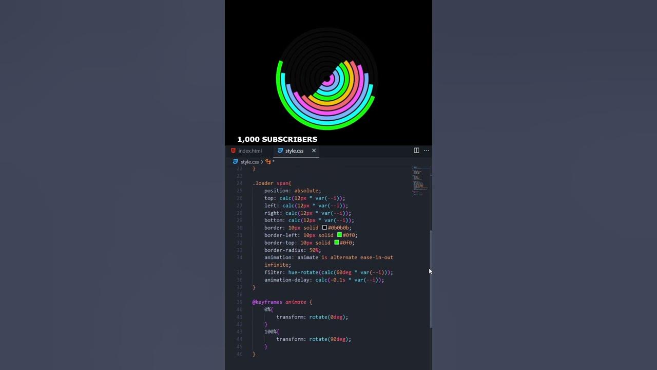Wavy Loader CSS 🌊 #shorts #css - YouTube