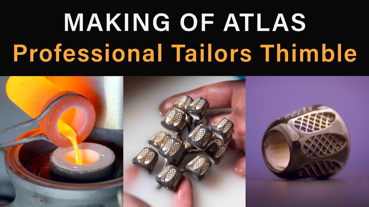 Made in England: Atlas Tailors Thimbles in Sterling Silver - YouTube