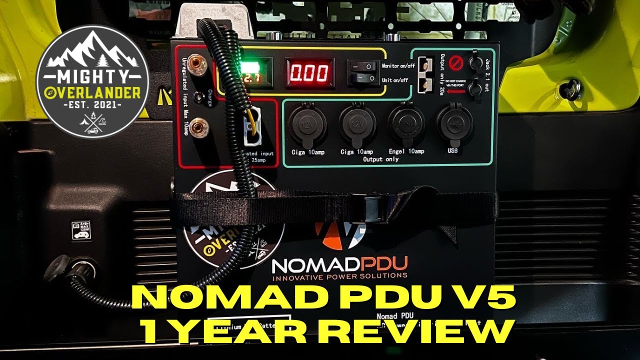 Nomad PDU V5 Portable 12v Battery System 1 Year Review - YouTube