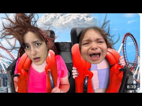 ZEYNEP HİRANUR LUNAPARKTA 24 SAAT KORKU TRENİ /بابا جاب لي بالون - جنى مقداد | طيور بيبي