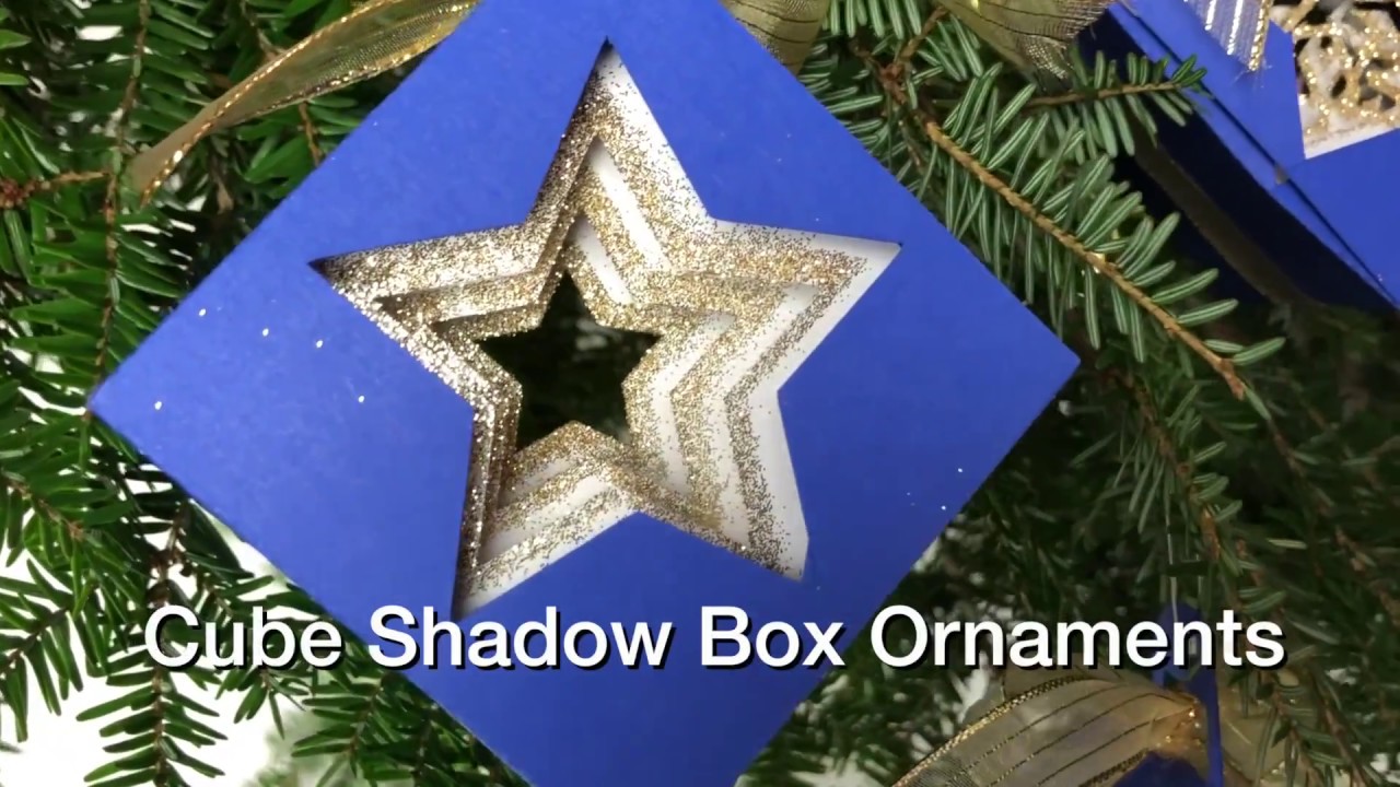 Cube Shadow Box Ornaments by Marji Roy - YouTube
