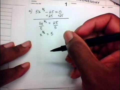 College Algebra - Other Types of Equations.wmv - YouTube