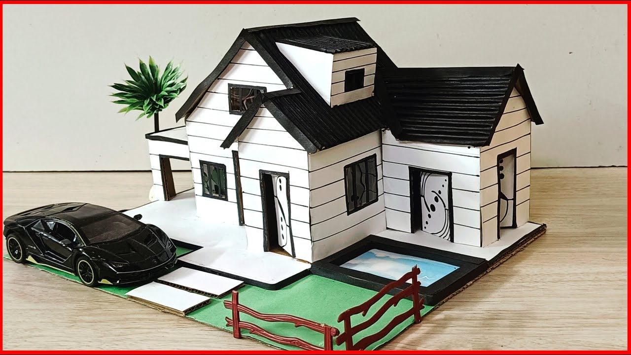 How to Make a Cute and Beautiful Carboard House🏘️ | House From Carboard ...