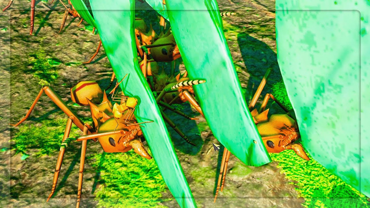 We BATTLED ARMY ANTS With Major LEAF CUTTER ANTS in Empires Of The ...