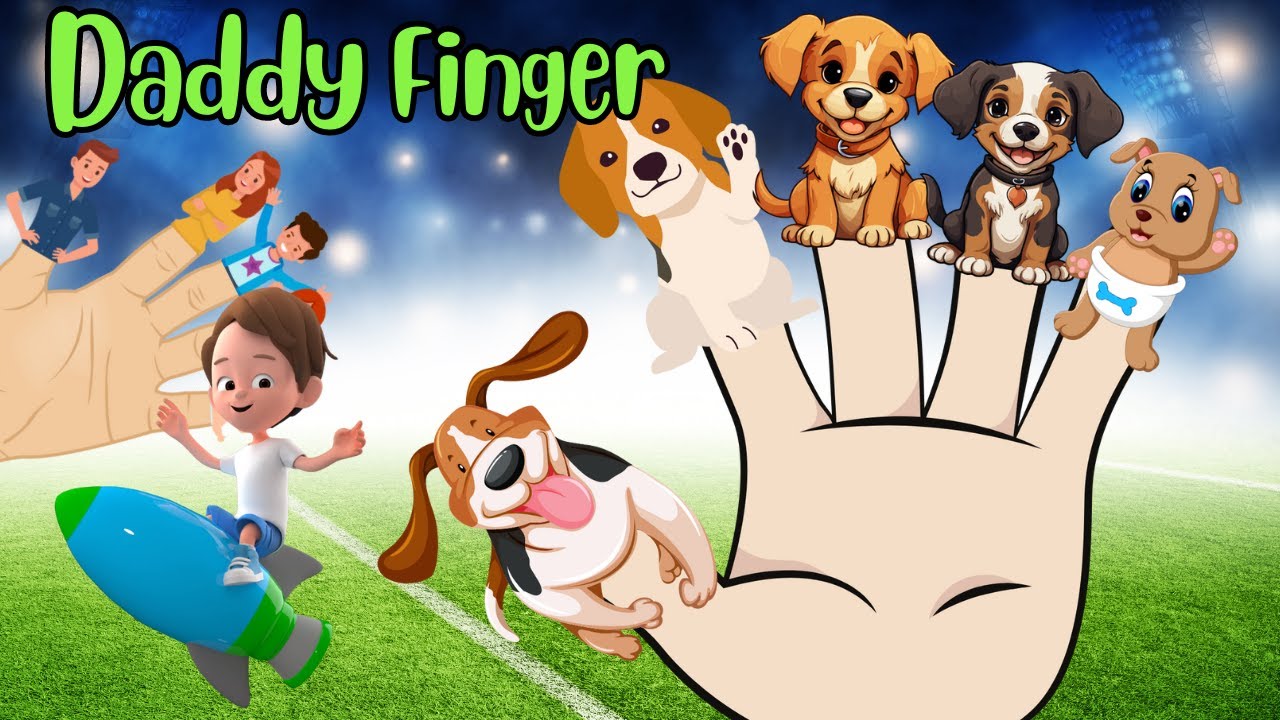 Daddy Finger | Cartoon Animation Songs for Children | Daddy Finger Song ...