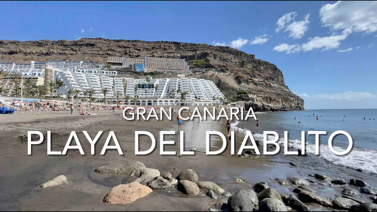 Playa del Diablito, Gran Canaria (4K) - YouTube