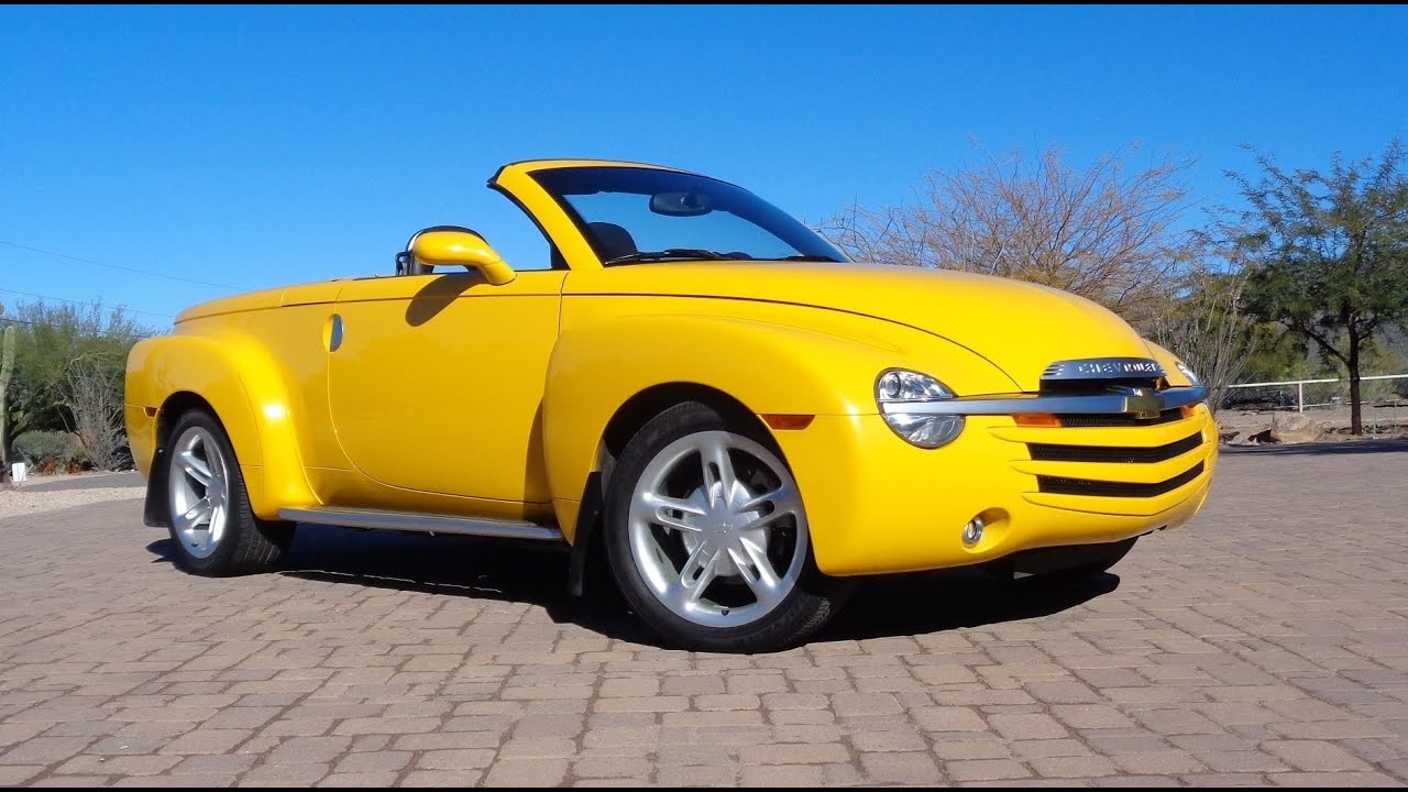 Pickup or Car ? Both ? 2004 Chevrolet Chevy SSR in Yellow & Ride on My ...