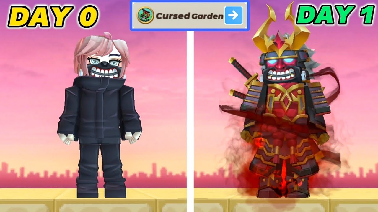 I Spent One Day in "CURSED GARDEN" Map! - YouTube