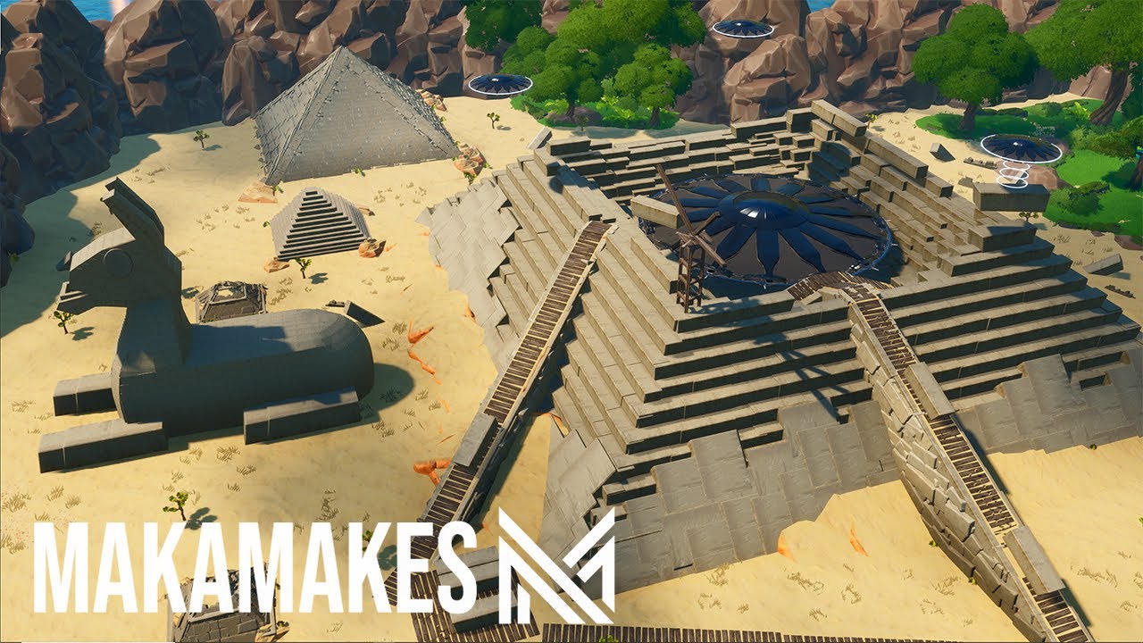 4 Hour Build CHALLENGE! - The Pyramids | Fortnite Creative - YouTube