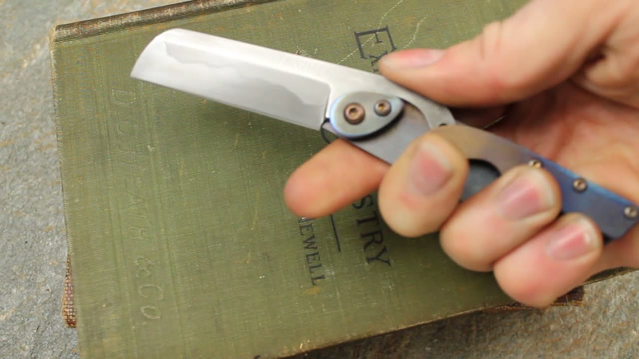 Titanium Friction Folder - YouTube