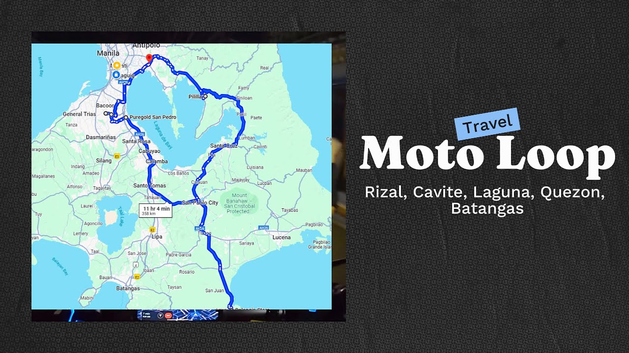 Rizal Cavite Laguna Quezon Batangas Moto Loop | Moto Adventure - YouTube