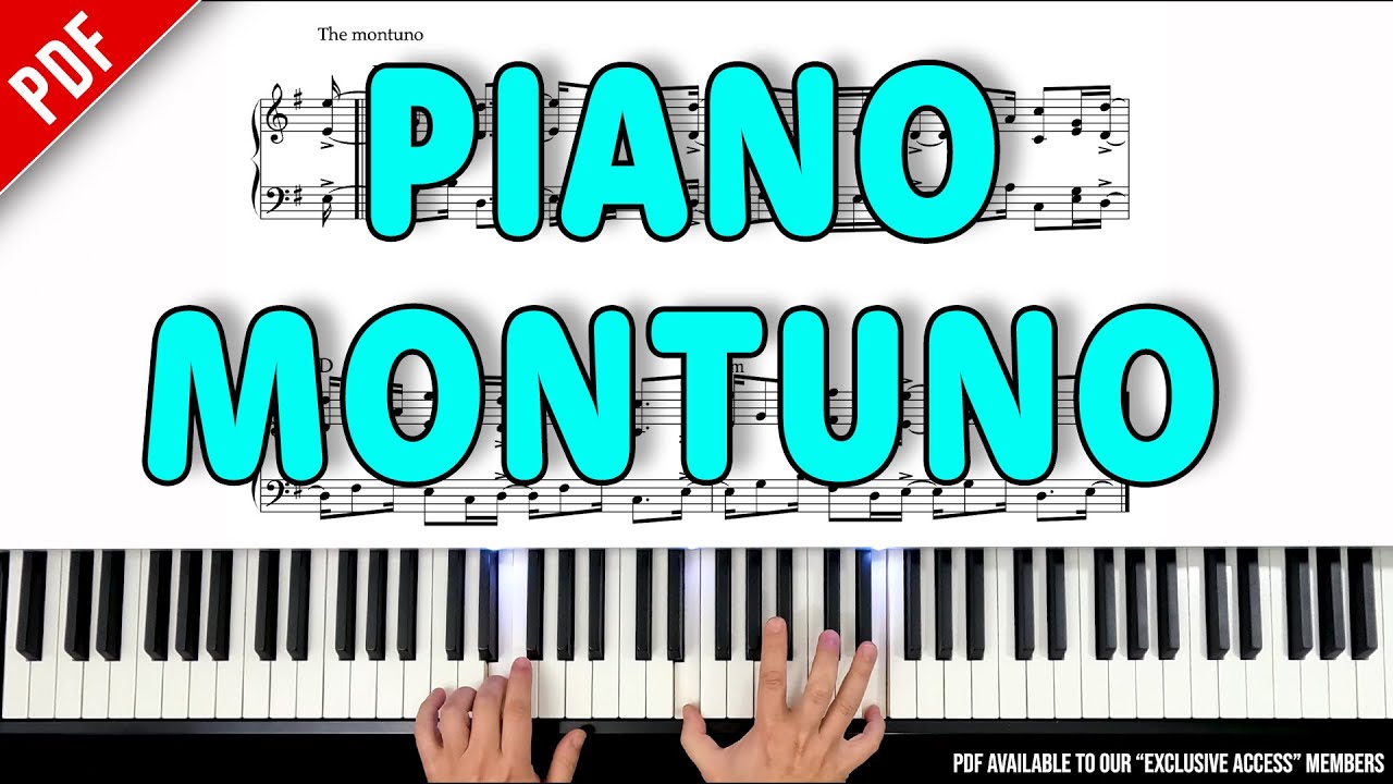 How To Play The Piano Montuno from "Conga" by Gloria Estefan # ...