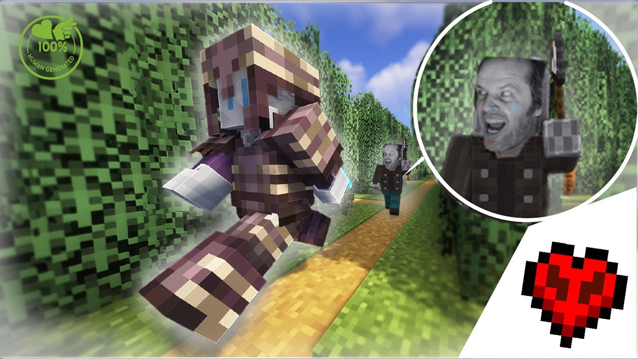 Building The Shining’s Hedge Maze in Hardcore Minecraft - YouTube