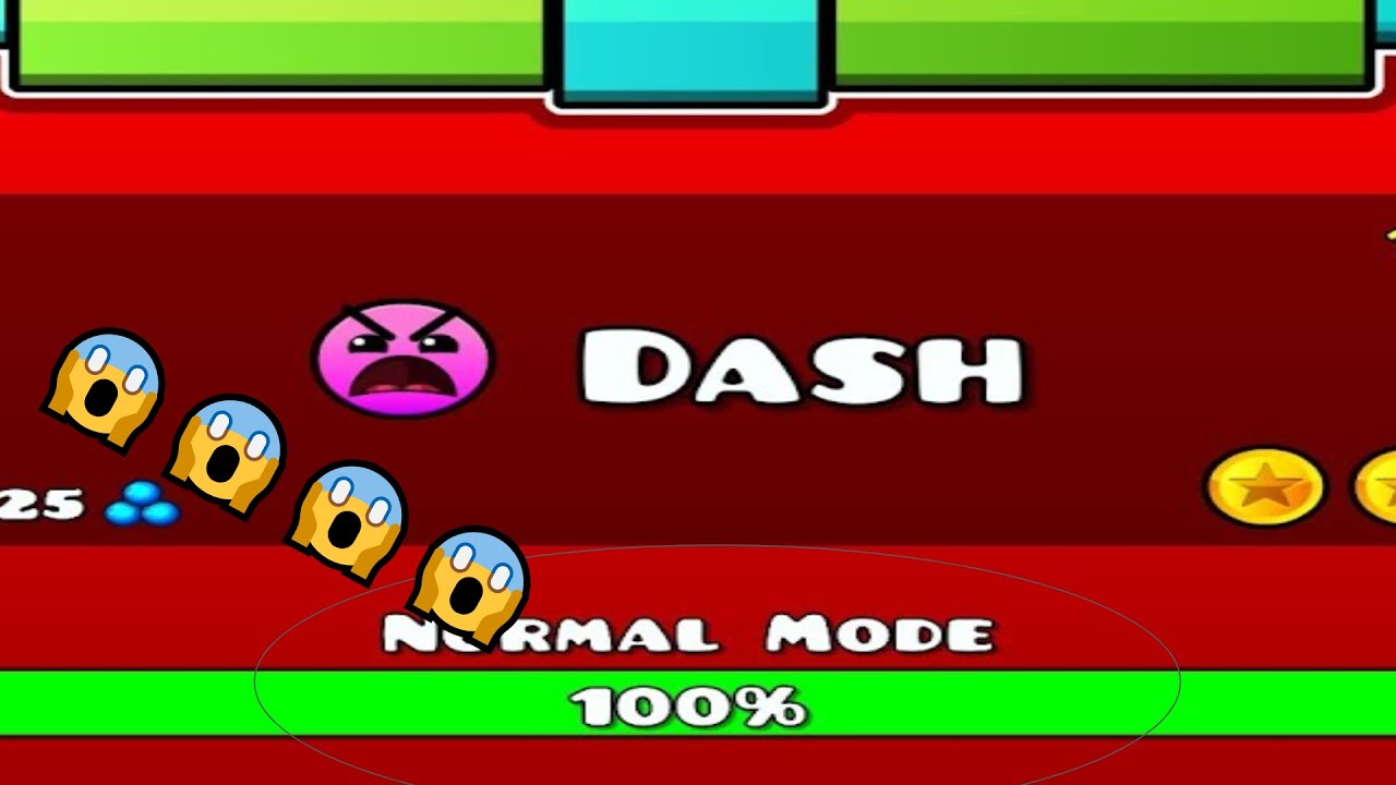 Dash 100% || All Coins || Geometry Dash 2.2 - YouTube