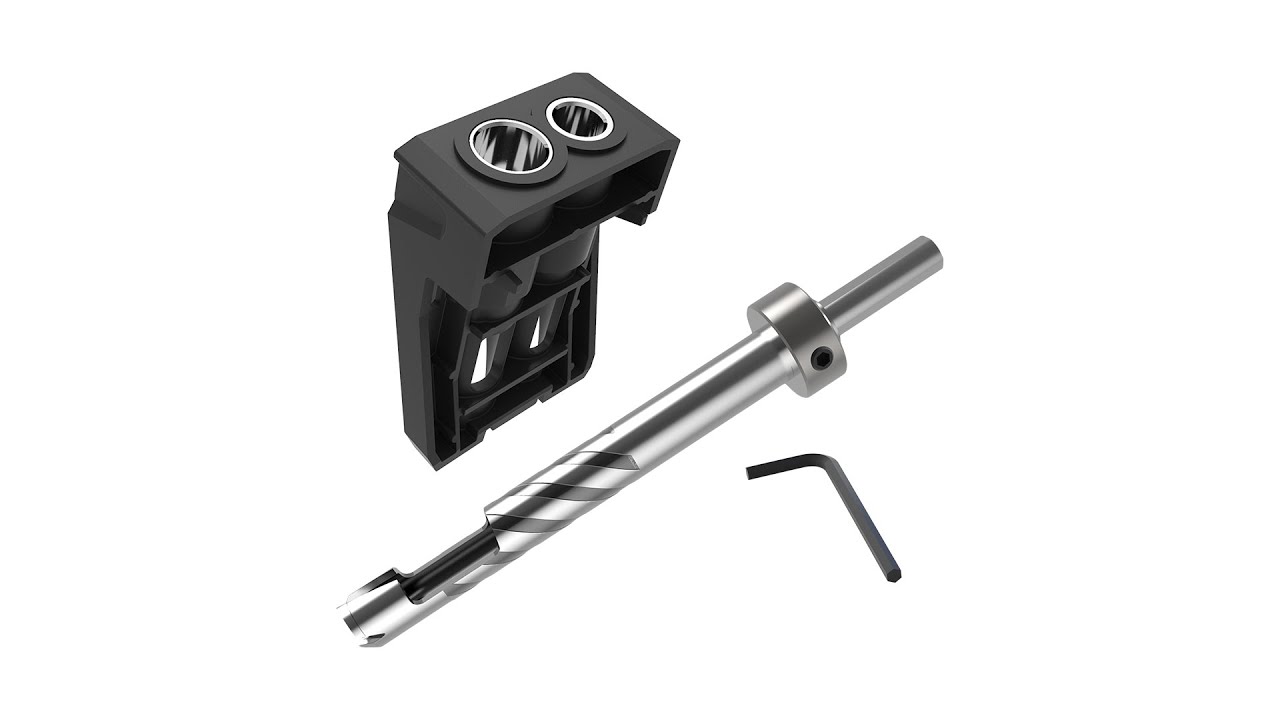Kreg 740 Custom Plug Cutter Drill Guide - YouTube