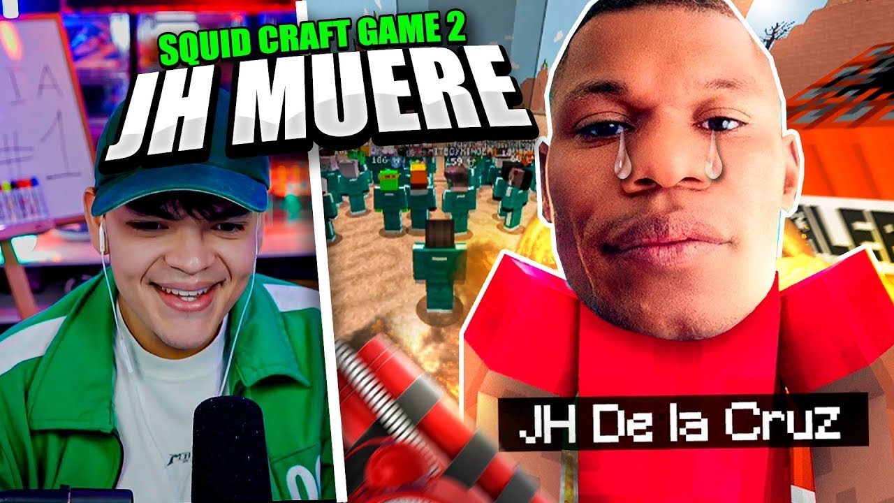 ASI REACCIONAN JH DE LA CRUZ AL MORIR EN LOS SQUID CRAF GAMES 2 //JH ...