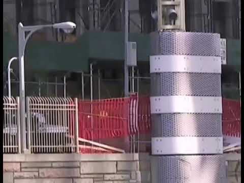 Strange metal Towers in New York City. - YouTube
