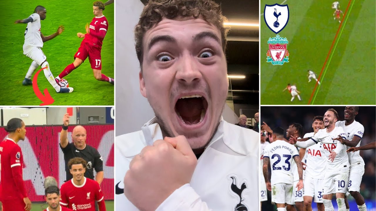 VAR MADNESS and CRAZY LIMBS as SPURS SCORE 96TH WINNER vs LIVERPOOL ...