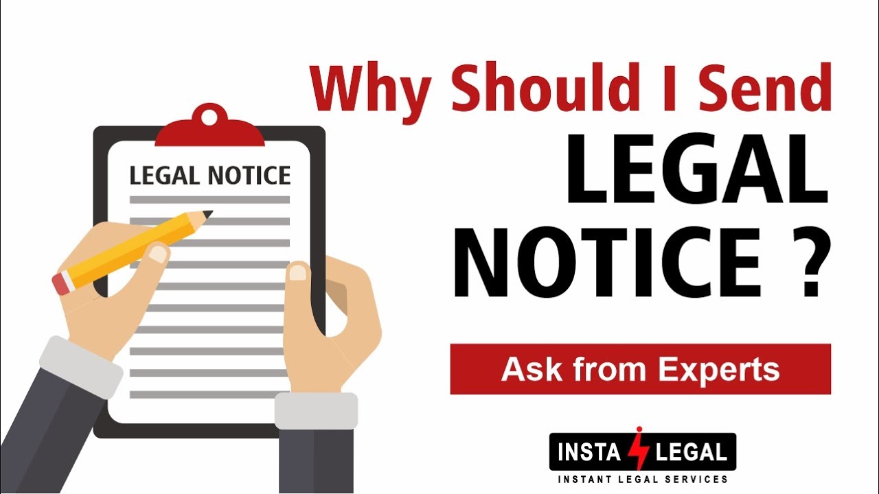 What is Legal Notice? Process? Importance? - YouTube
