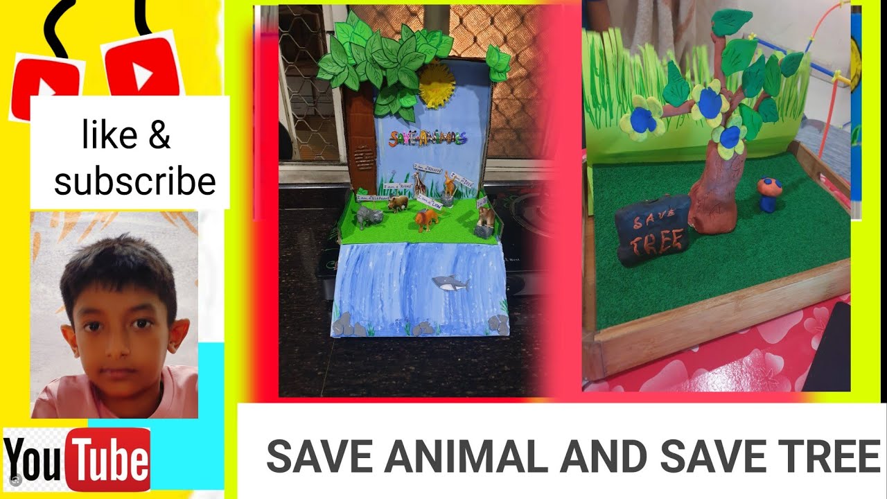 project save animal and clay competition save tree.. - YouTube