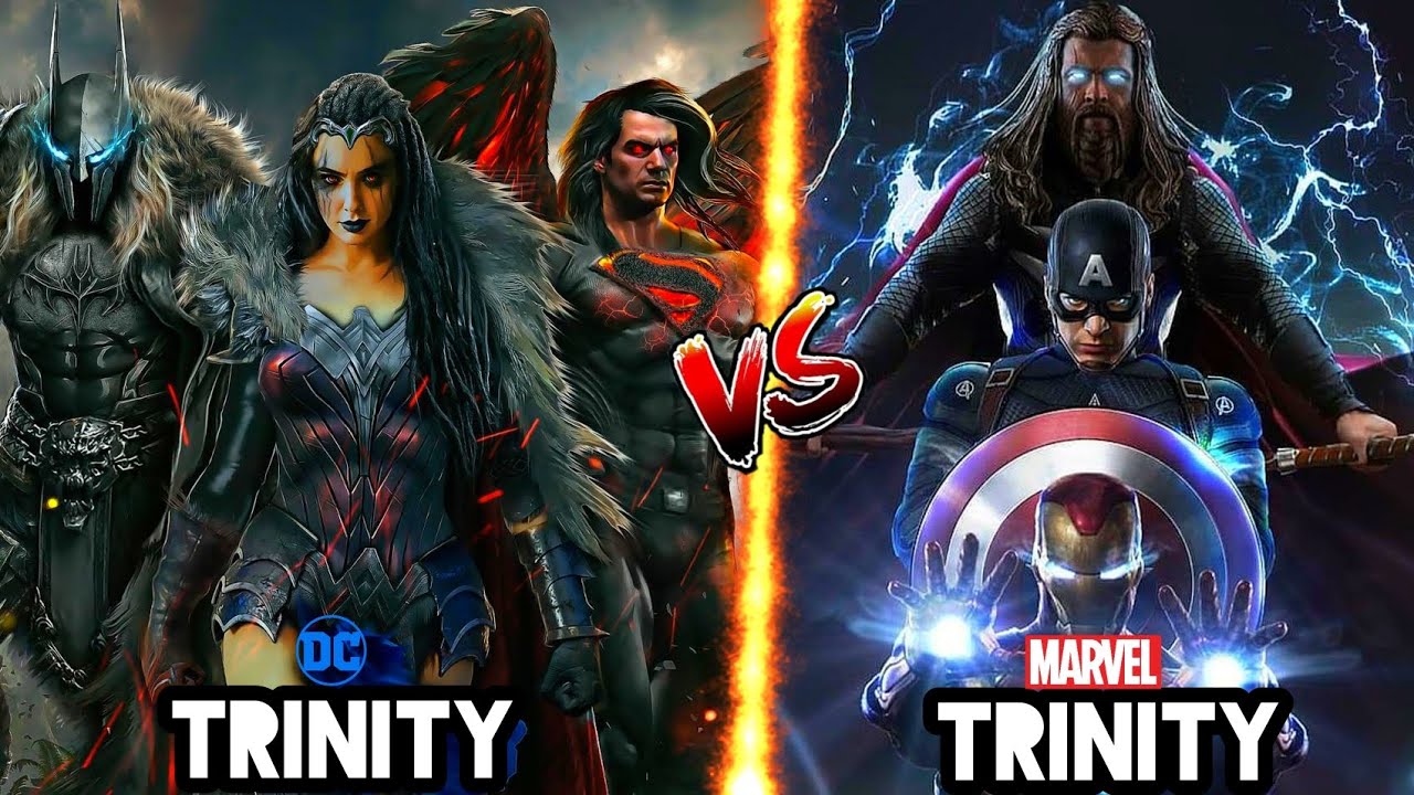 Marvel trinity vs dc trinity / mcu trinity vs dceu trinity / Superman ...