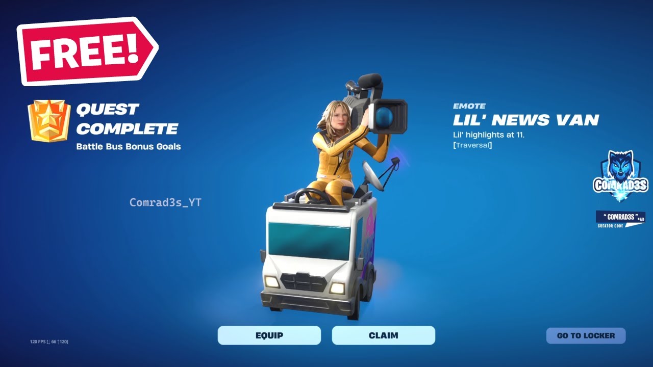 Fortnite Complete Battle Bus Quests - How to get FREE Emote and ...