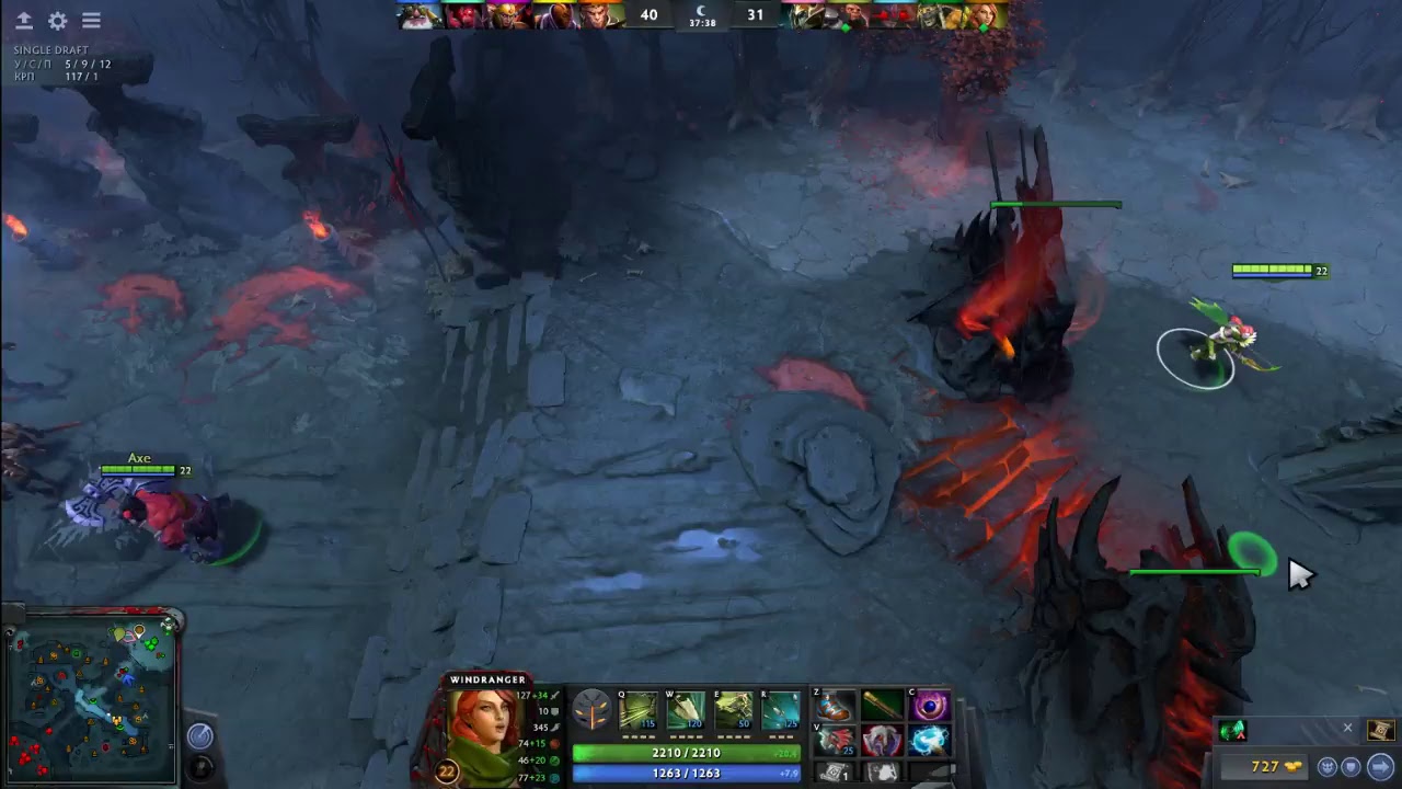 Dota 2 : Single draft - YouTube