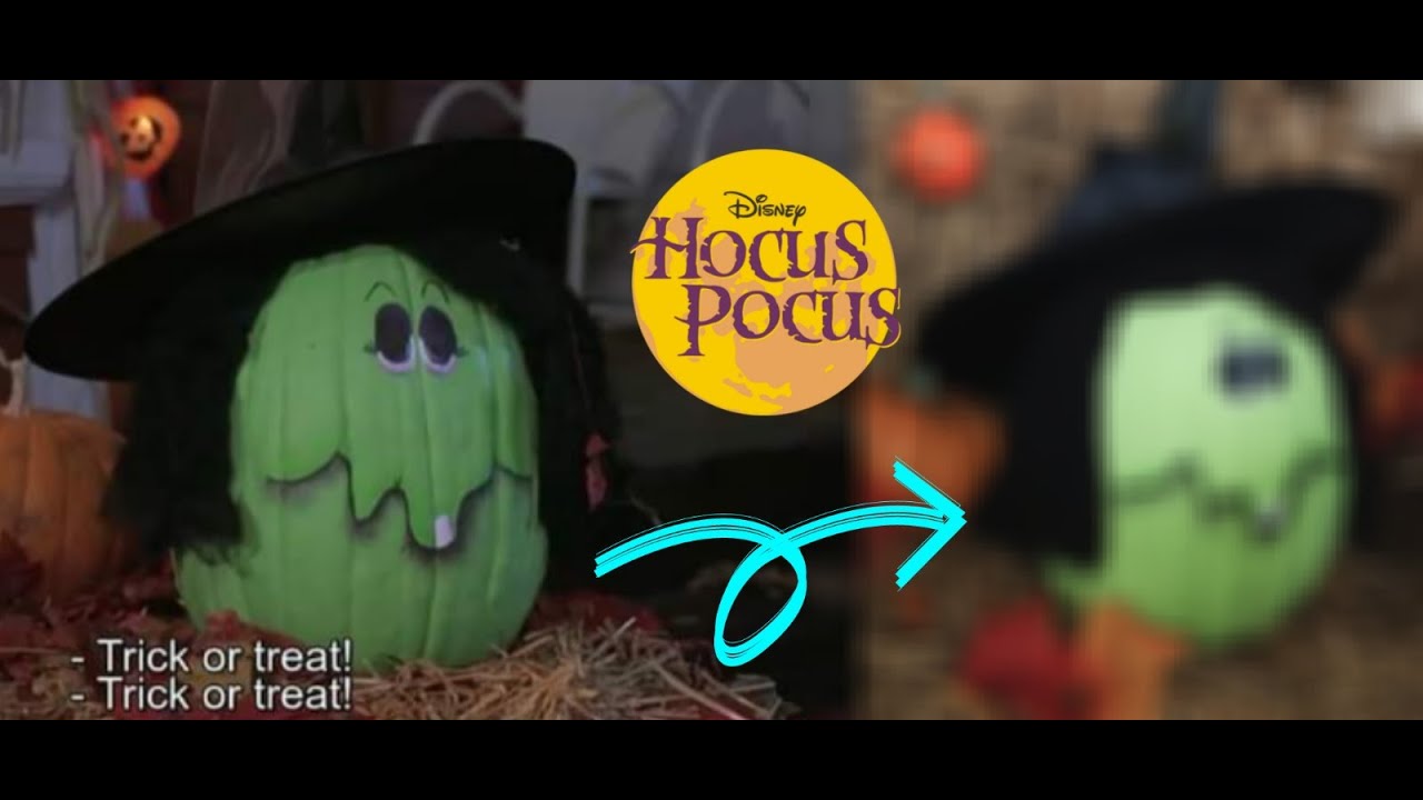 Hocus Pocus witch pumpkin - YouTube