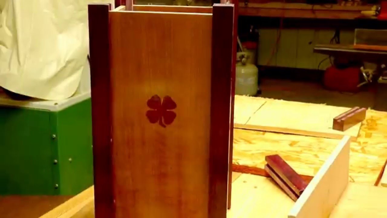 DIY Wood project waste can prt 3 Conclusion - YouTube