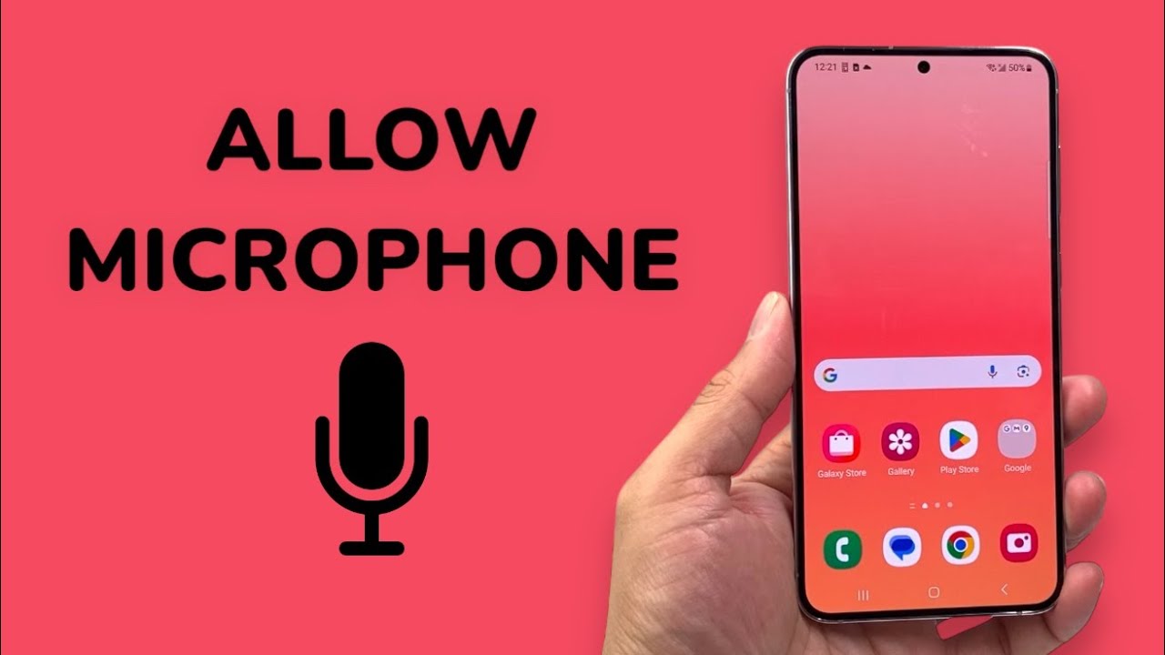 How To Allow Microphone Access To Apps On Android Phone - YouTube