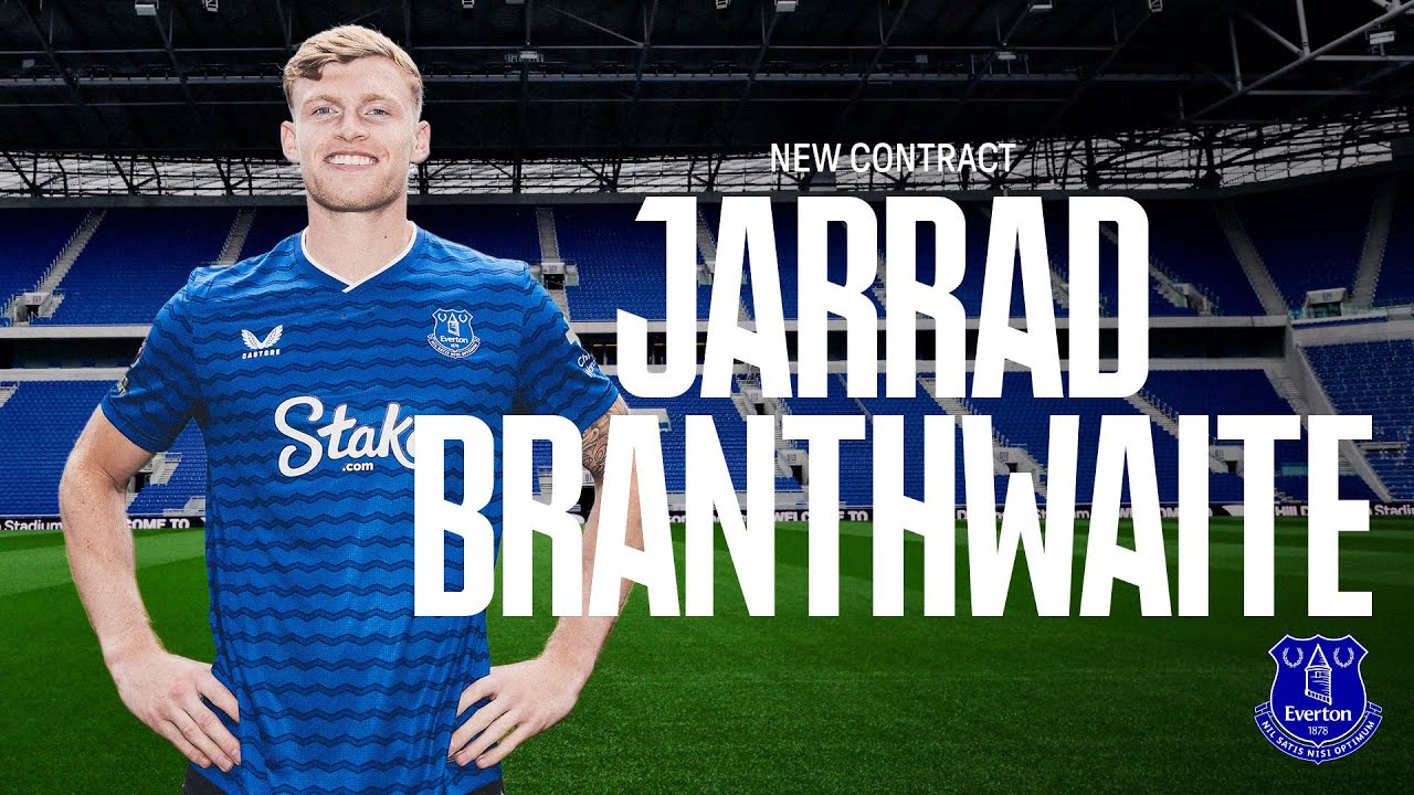 Jarrad Branthwaite signs new contract at Everton! ️ - YouTube