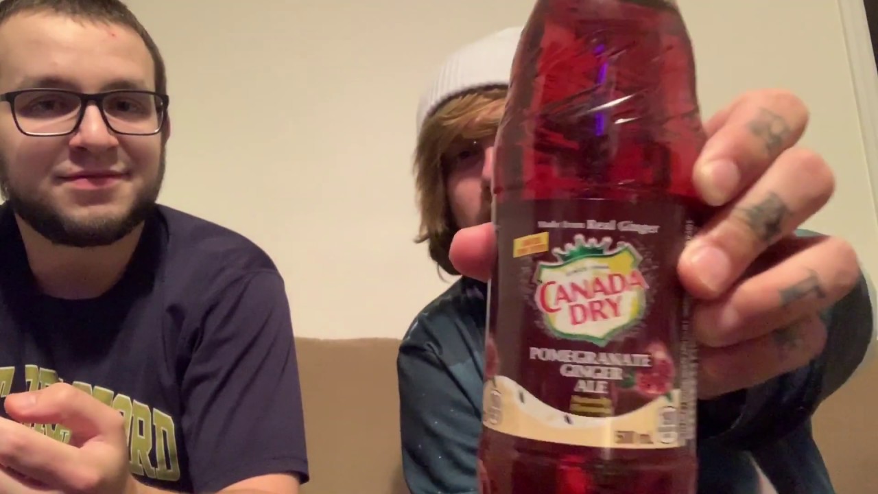 Canada Dry Pomegranate Ginger Ale Food Review - YouTube