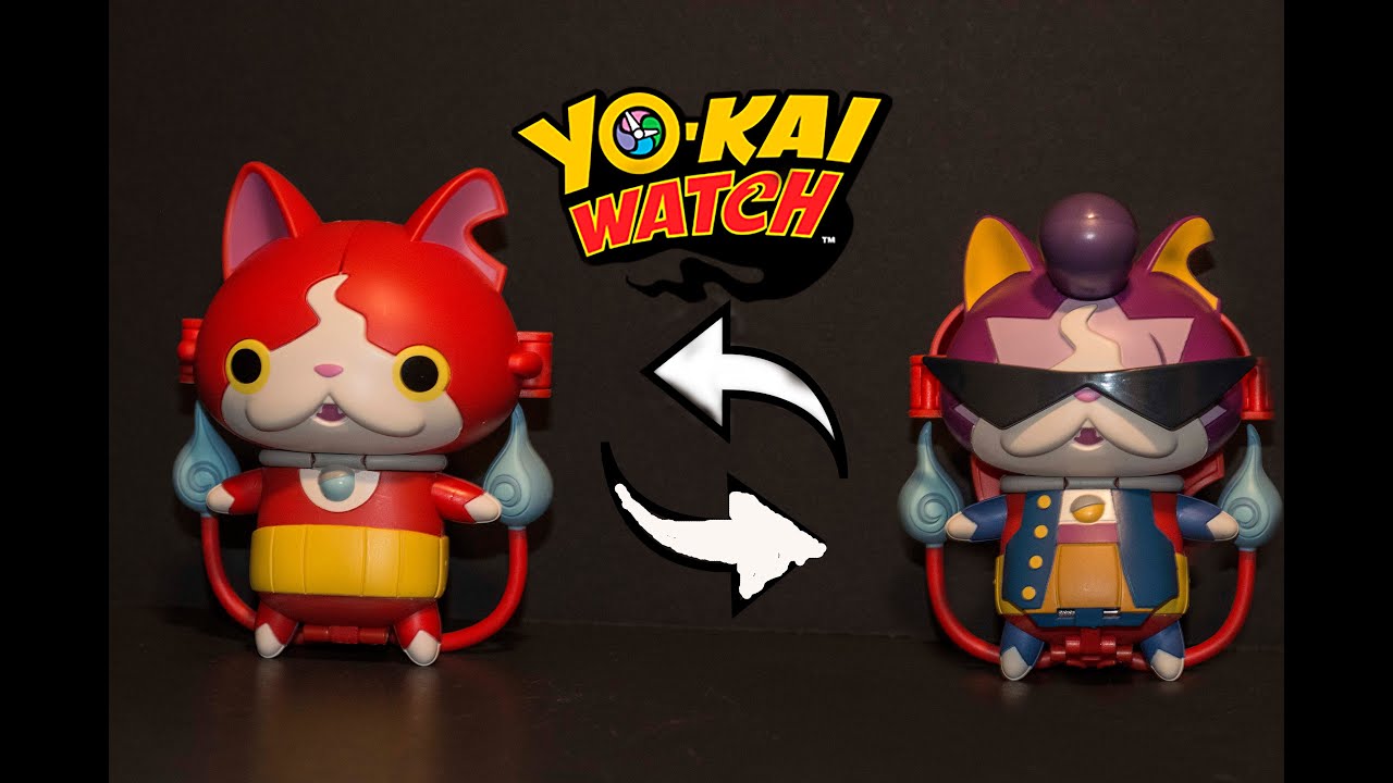 Yo-Kai Watch Transforming/Converting Jibanyan to Baddinyan Toy Review ...